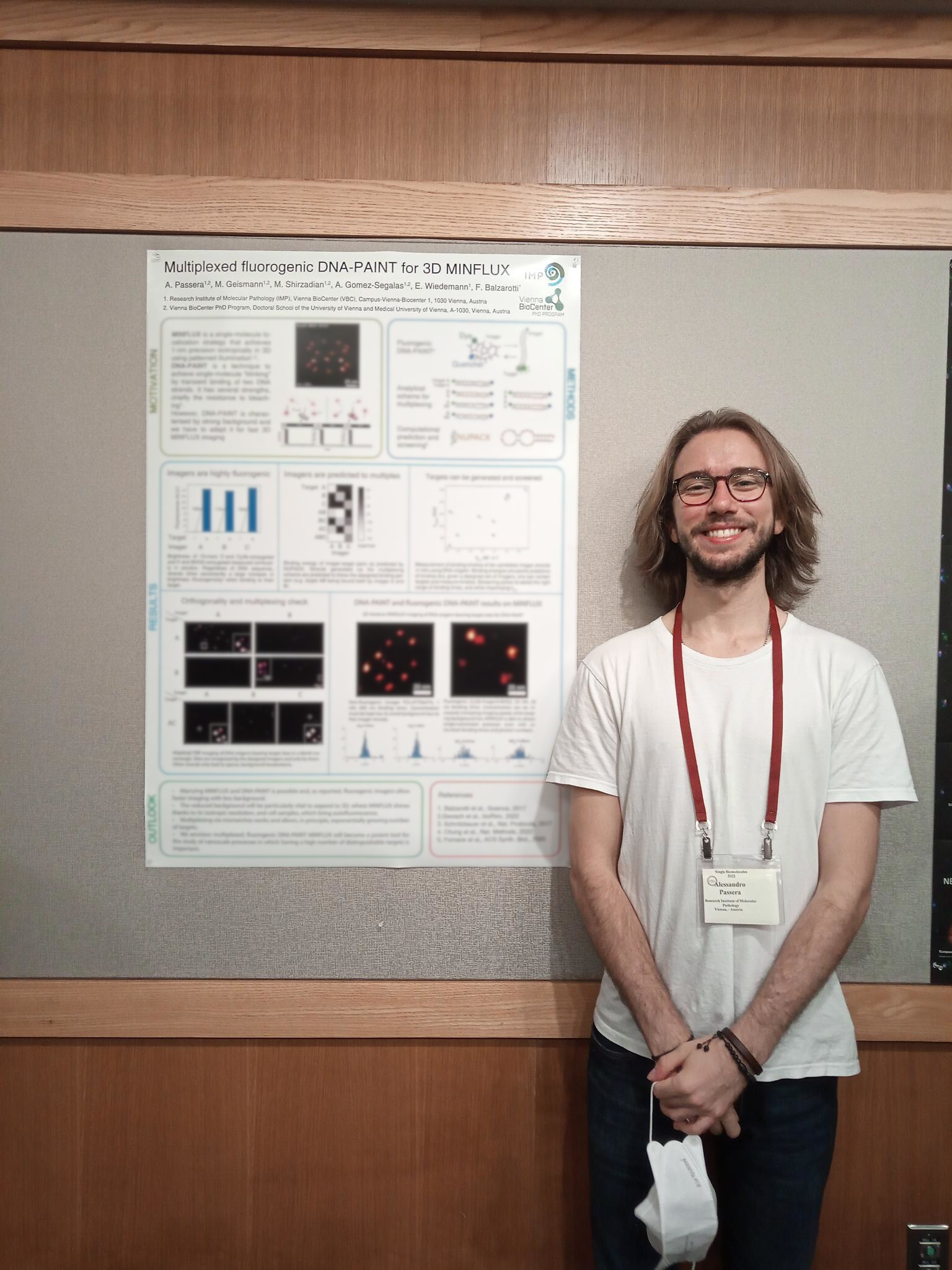 Alessandro presented at the Single Biomolecules meeting in Cold Spring ...